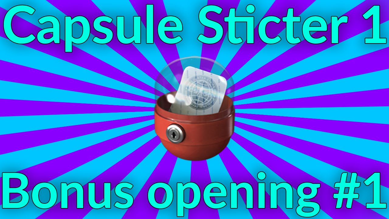 CS: GO bonus opening #1 - Community Sticker Capsule 1 - YouTube