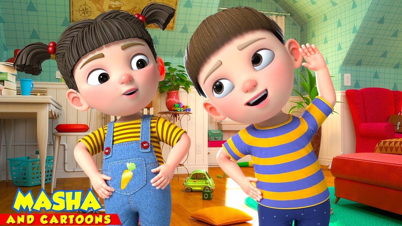 Find Your Body - Masha and Cartoons, Official Audio Song for Children ...