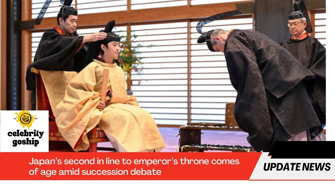 Japan’s second in line to emperor’s throne comes of age amid succession ...