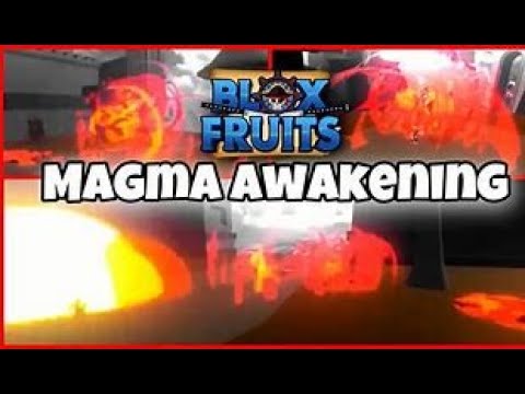 Magma V1 and V2 showcase in BLOX FRUITS - YouTube
