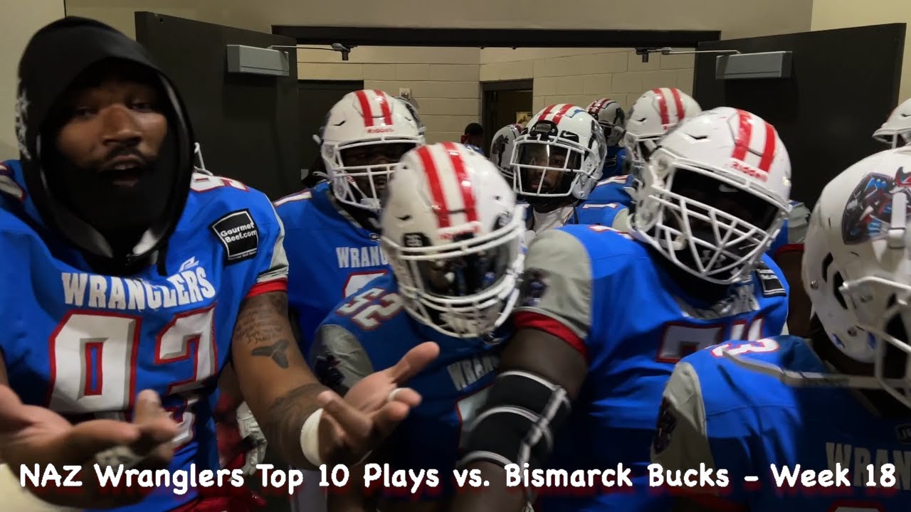 NAZ Wranglers Top 10 Plays vs. Bismarck Bucks - Week 18 - YouTube