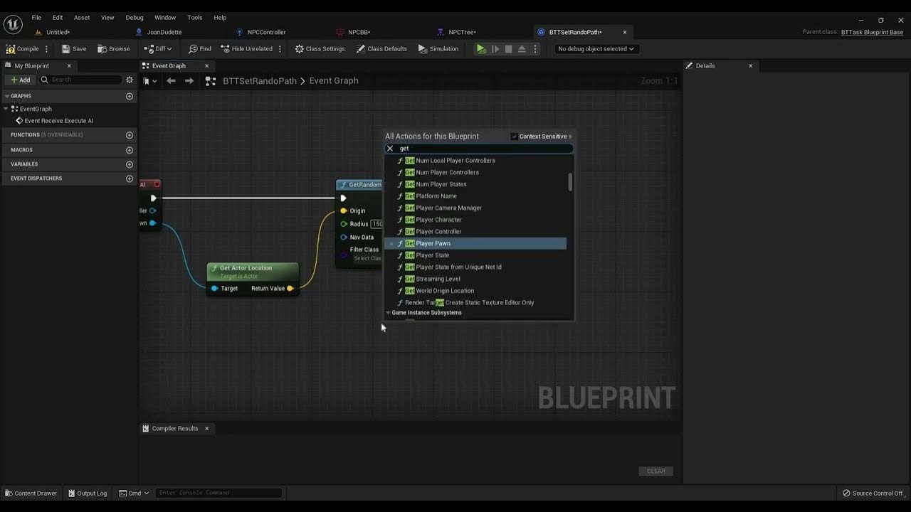 Doug Teaches Ue5 NPC - Using A Behavior Tree Pt 1 - YouTube