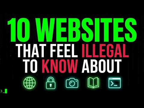 10 Websites That Feel Illegal to Know About