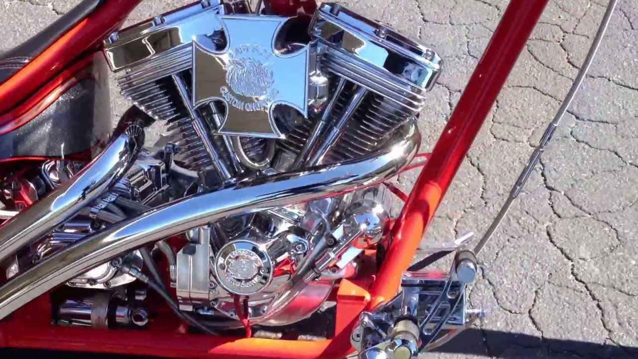 2004 Eastside Custom Choppers Hell On Wheels 113" - YouTube