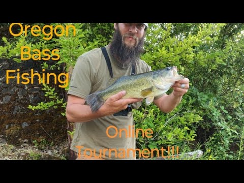 Fishing in an Online Bass Tournament!!! I caught a GIANT! Oregon Bass ...