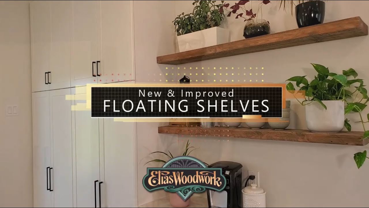 New & Improved Floating Shelves! - YouTube