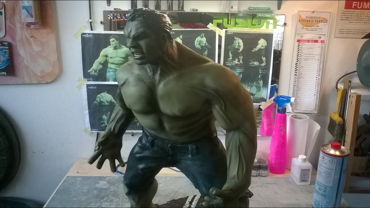 DANY BAO - HULK AVENGERS ACTION FIGURE - Lesson and tutorial sculpture ...
