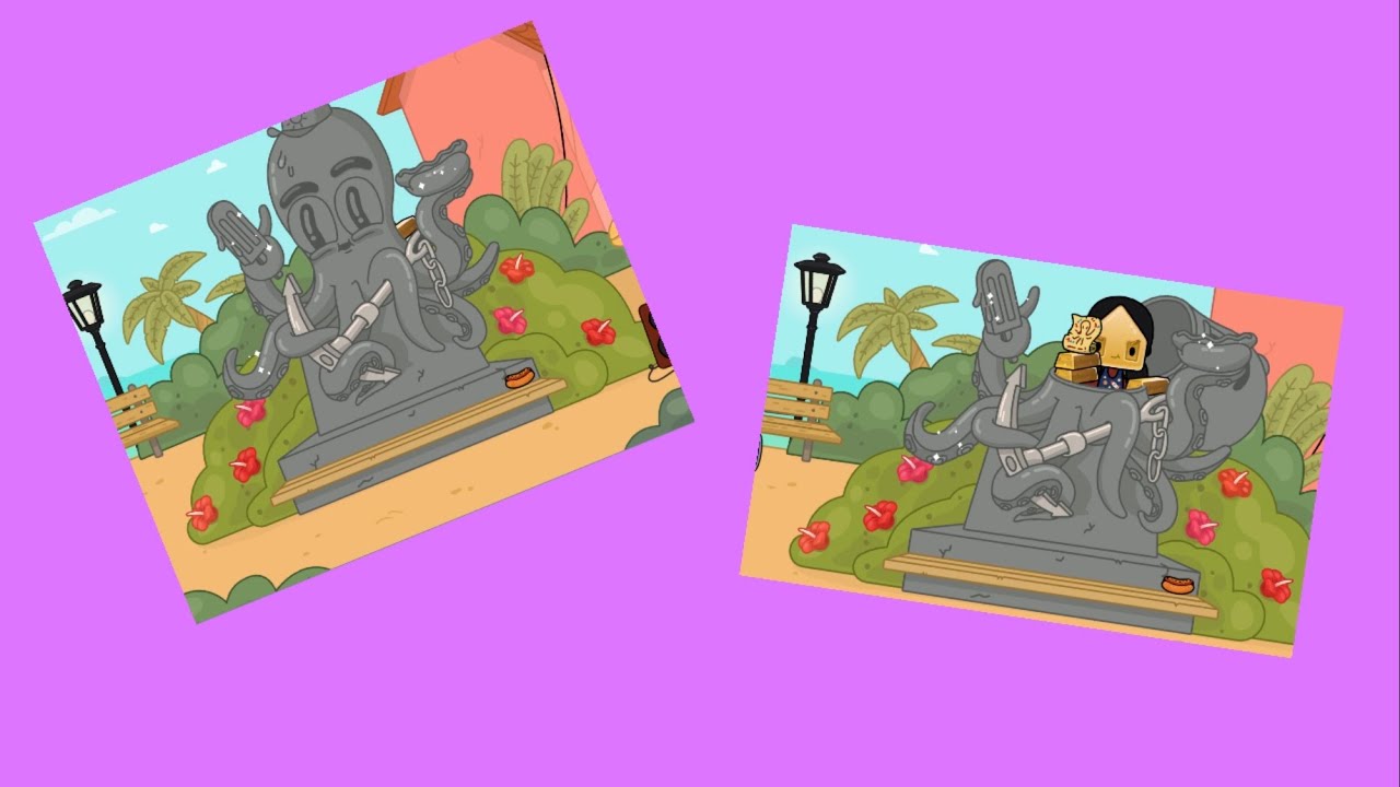 How to open the octopus in Toca life vacation - YouTube