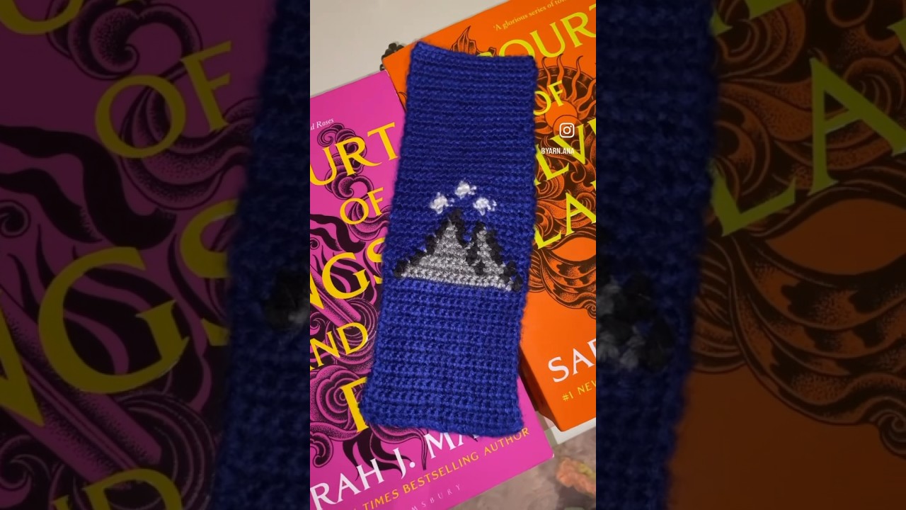 Night court crochet bookmark (ACOTAR) - YouTube