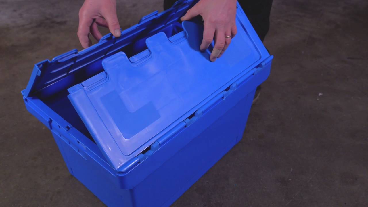 Plastic Tote Boxes - Steps & Stillages Ltd - YouTube