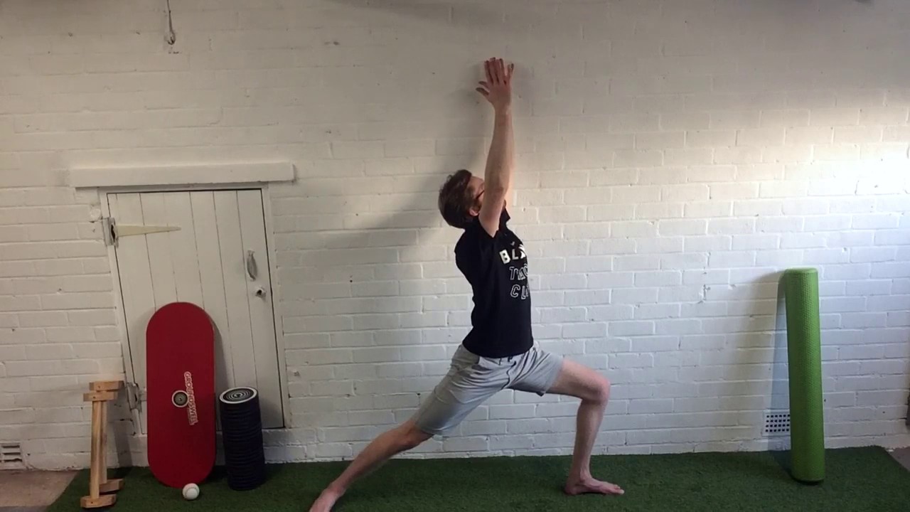 Warrior Pose 1 - YouTube