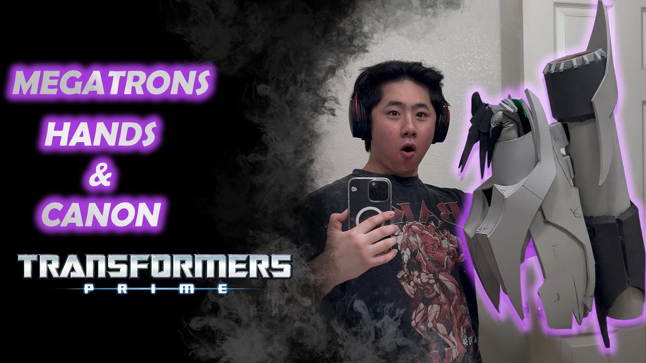 HOW I MADE MEGATRON'S HANDS & CANON FROM TRANSFORMERS: PRIME - YouTube