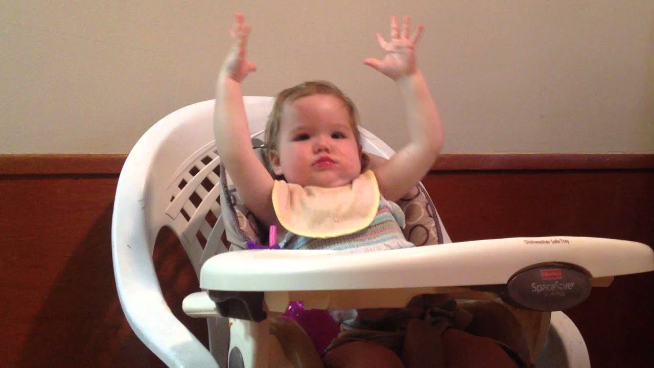 Toddler High Chair Dance Party - YouTube