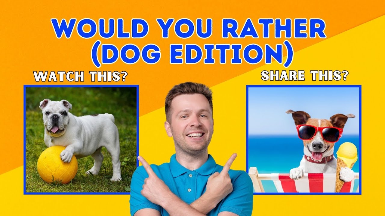 Would You Rather DOG Edition! - YouTube