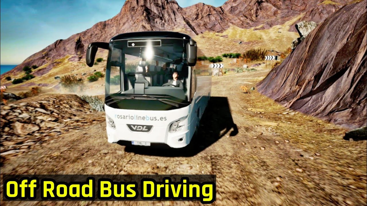 OFF ROAD BUS DRIVING | Tourist Bus Simulator | TRUCK GAMER GIRL - YouTube
