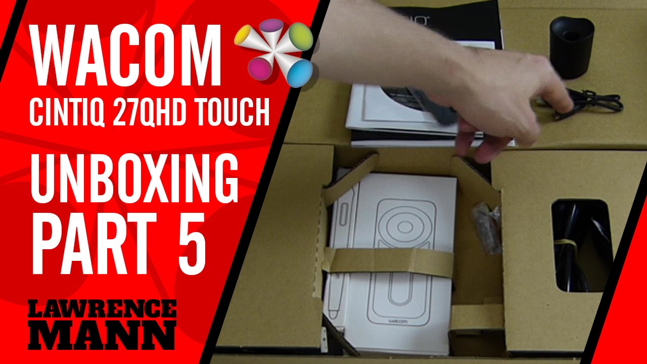 WACOM 27QHD Unboxing PART 05 – Inside the Mystery Box - YouTube