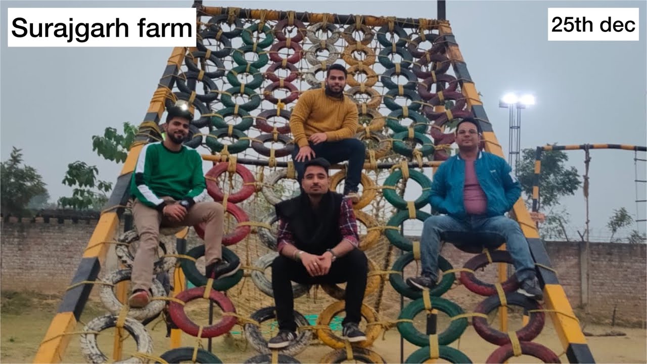 Surajgarh Farm Vlog | Zip lining, unlimited food and activities ...