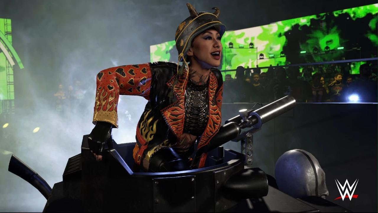 WWE 2K24 WWE NXT Tiffany Straton Vs Shotsi - YouTube