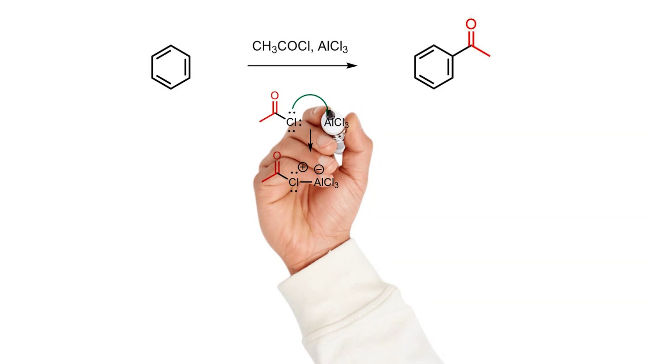 Friedel-Crafts acylation of benzene - YouTube