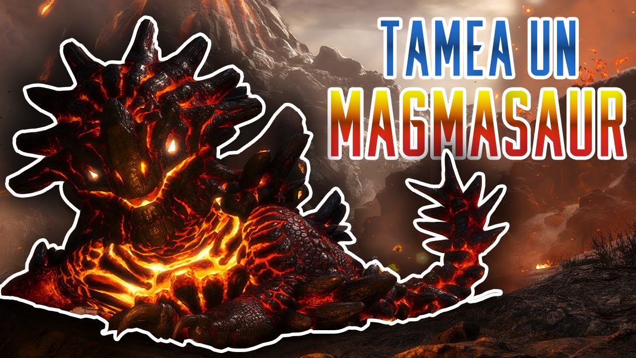ARK GENESIS | TUTORIAL: Como Tamear Un MAGMASAUR - YouTube