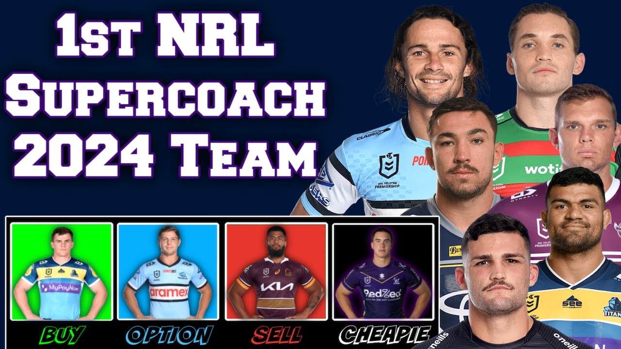 Drafting My 1st NRL SuperCoach Team 2024! - YouTube