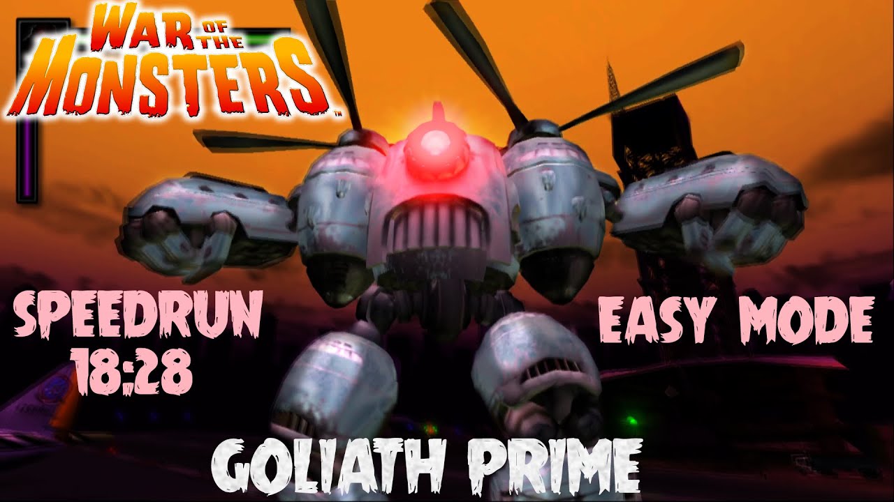 War of the Monsters (Ps2) GOLIATH PRIME - Any% - Speedrun 18:28 EASY ...