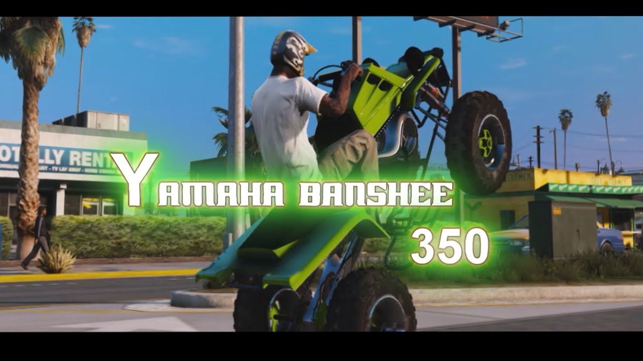 GTA5 BIKELIFE | Yamaha Banshee 350 - Wheelie - YouTube