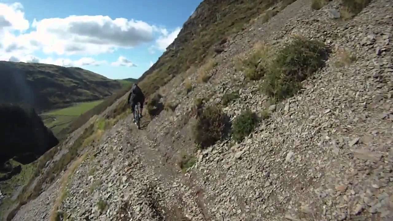 Bwlch Nant Yr Arian Off Piste. Esgair Goch Path - YouTube