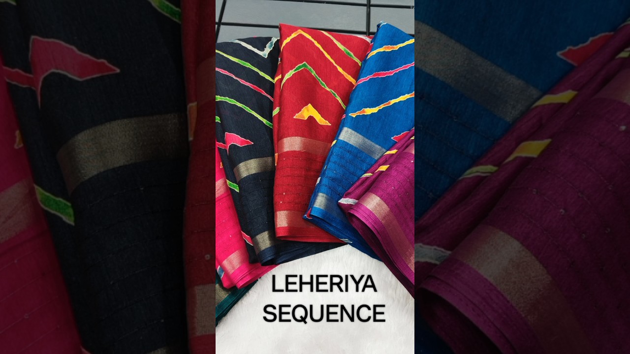 Dhola silk lahariya design sequence border*full stack available only ...