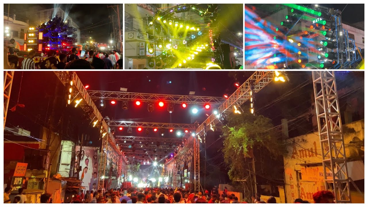 Grand lighting set up at laddu Yadav Sadar 2022 | laddu Yadav - YouTube