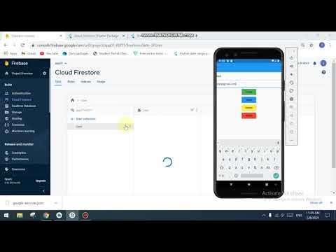 2) How Create Document in Firebase Flutter || Crud Operation in flutter | Firebase Database ...