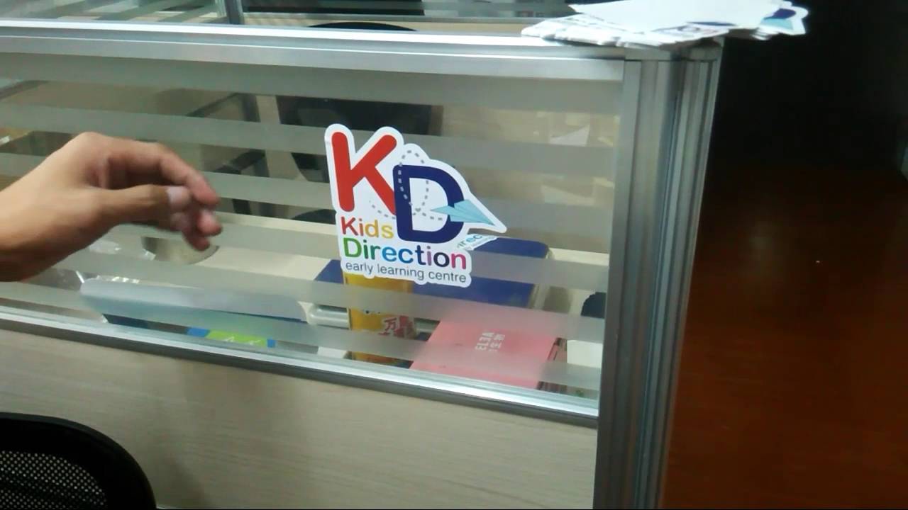 Custom Self Adhesive Die Cut PVC Label Sticker Printing - YouTube