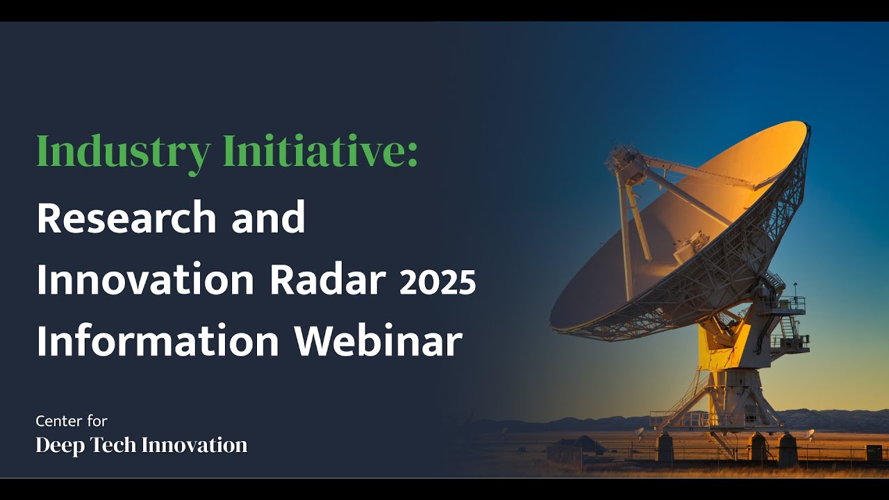 Industry Initiative: Research and Innovation Radar 2025 Information ...