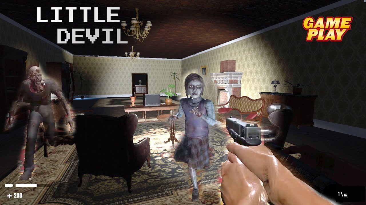 Little Devil Gameplay PC Steam Horror game 2022 - YouTube
