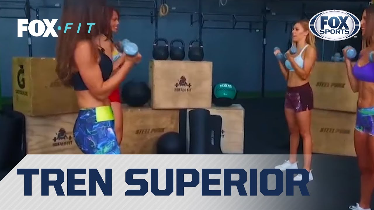 FOX Fit con Lucila Vit: ¡VAMOS A TRABAJAR EL TREN SUPERIOR! - YouTube