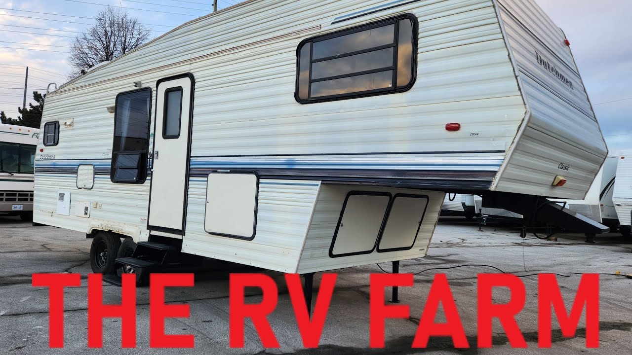 1991 Dutchmen 27Ft 5Th Wheel - THE RV FARM - YouTube