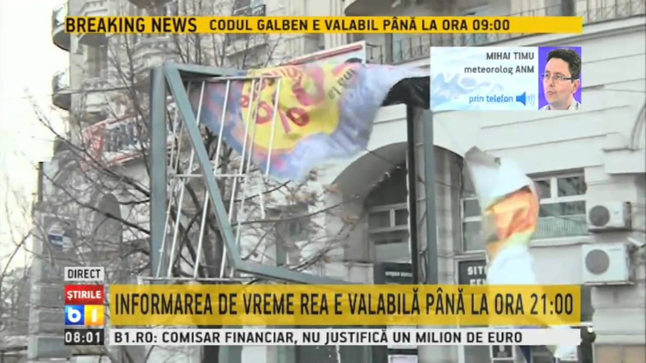 Cod galben de ploi in 6 judete - YouTube