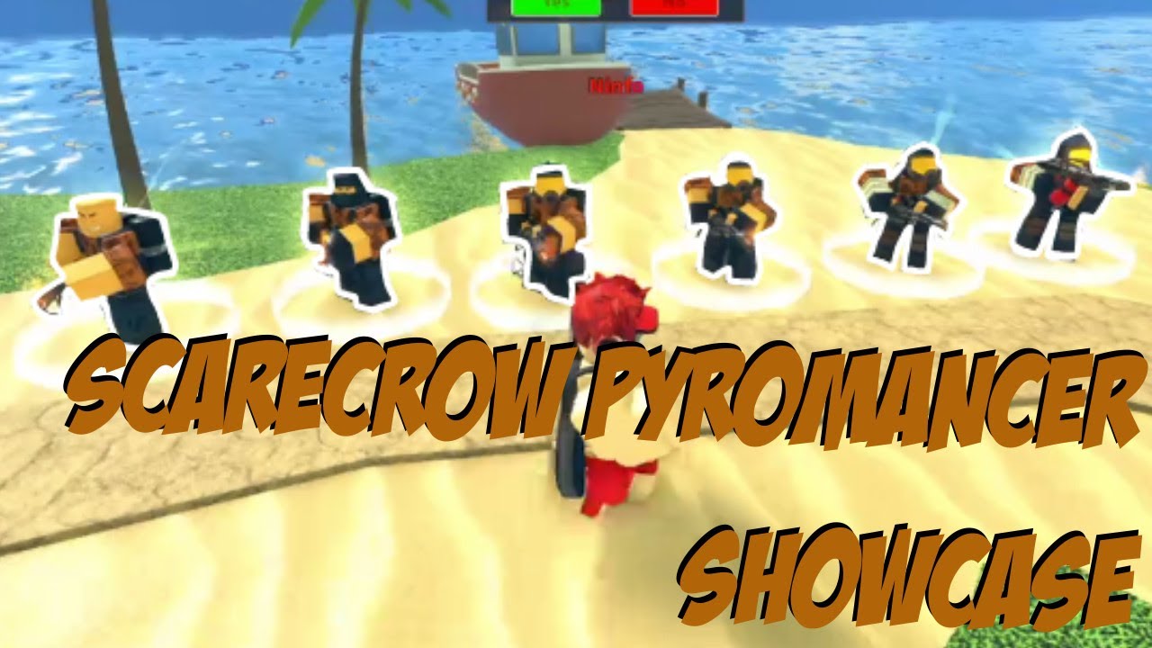 (RARE SKIN) Scarecrow Pyromancer Skin Showcase [TDS] - YouTube