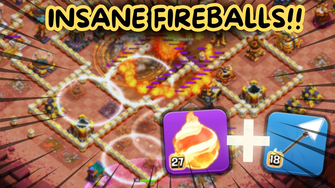 THE MOST INSANE FIREBALLS I'VE EVER LANDED | SNIPE Town Halls | Th 16 Best Attack Strategies ...