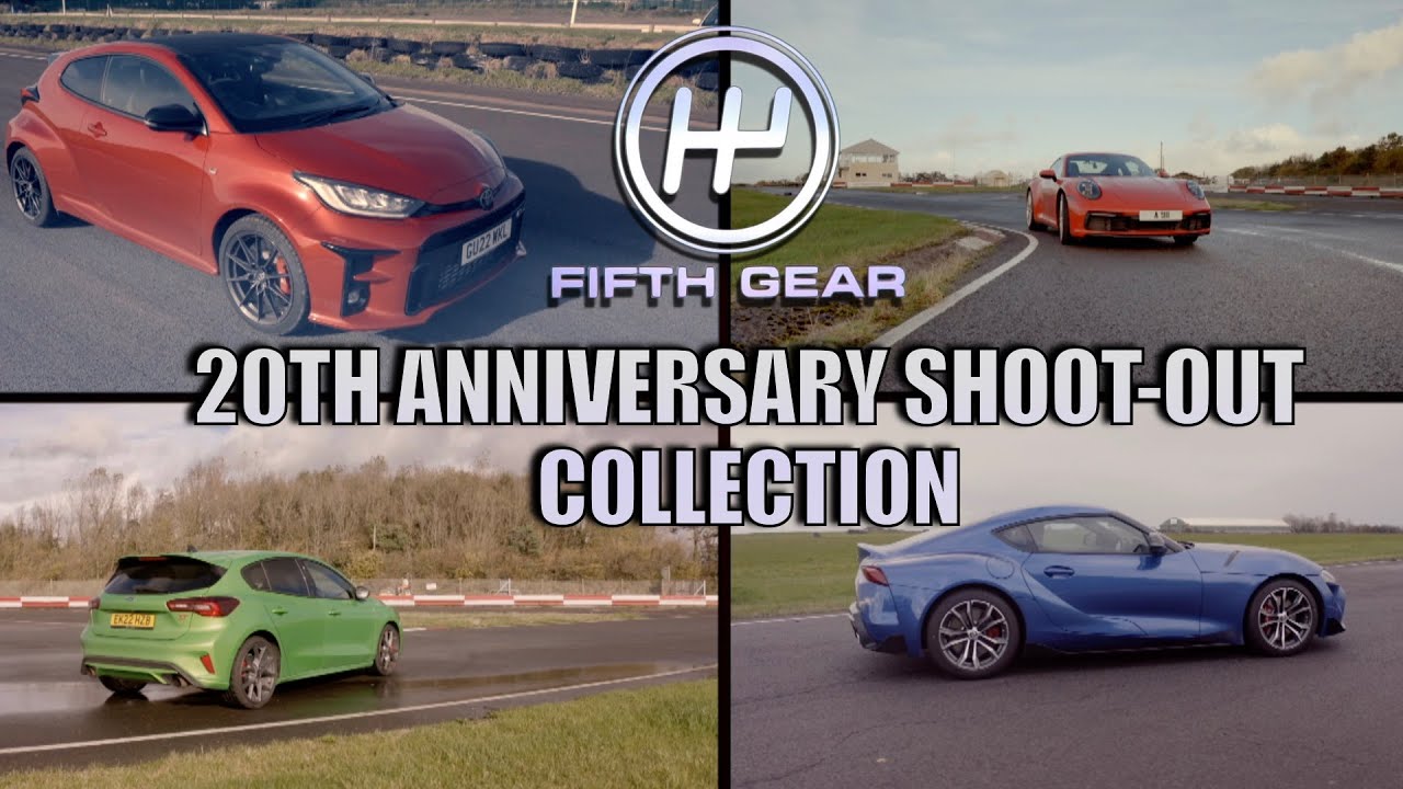 Fifth Gear 20th Anniversary Shoot-Out Collection | Fifth Gear - YouTube