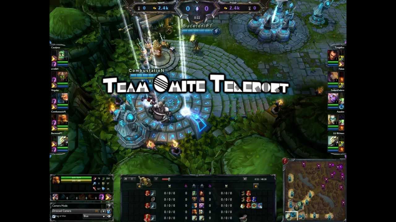 Troll Pick SMITE TELEPORT all Team - League of Legends - YouTube