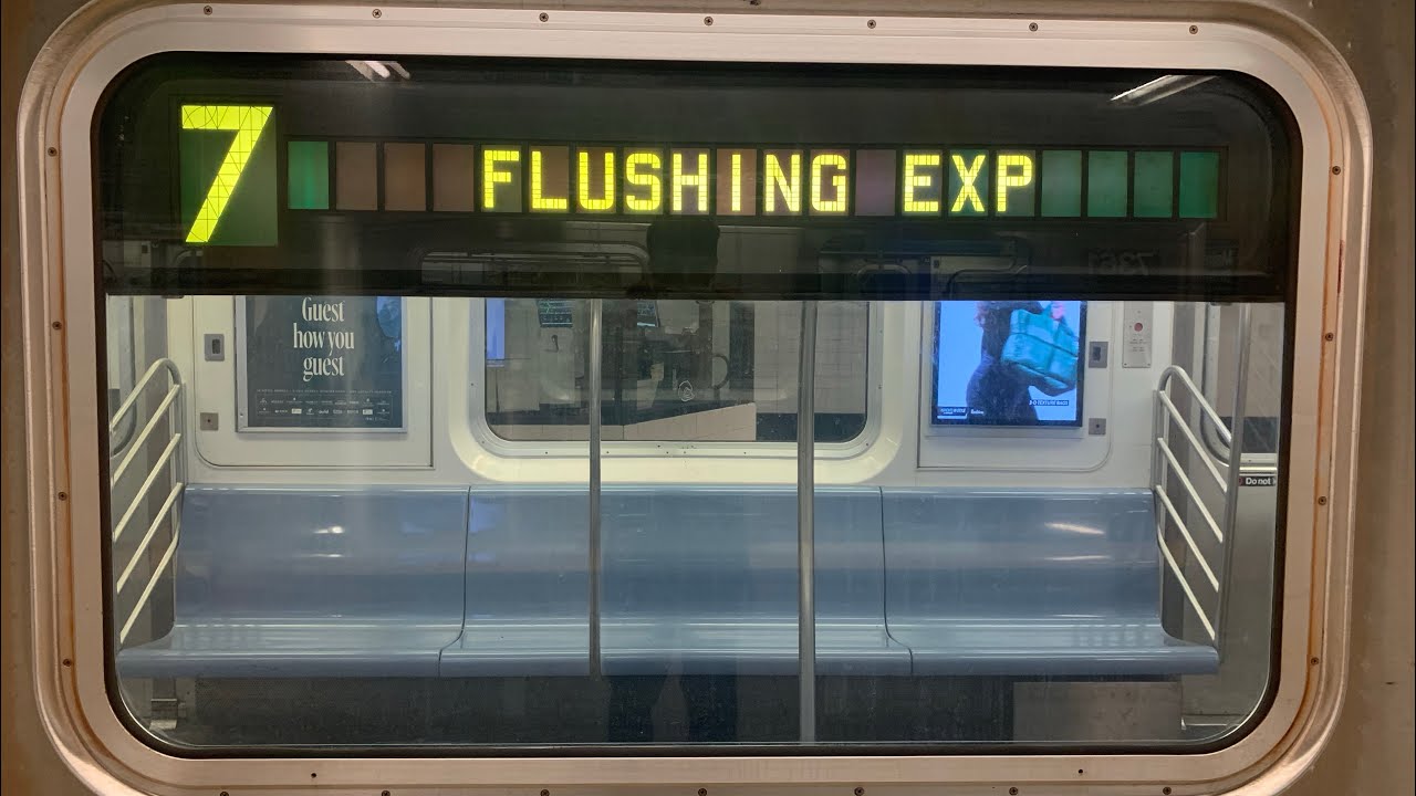IRT Flushing Line: R188 (7) Express Train Ride from Flushing-Main ...