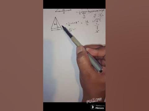 how to find area of triangle by easy technique - YouTube