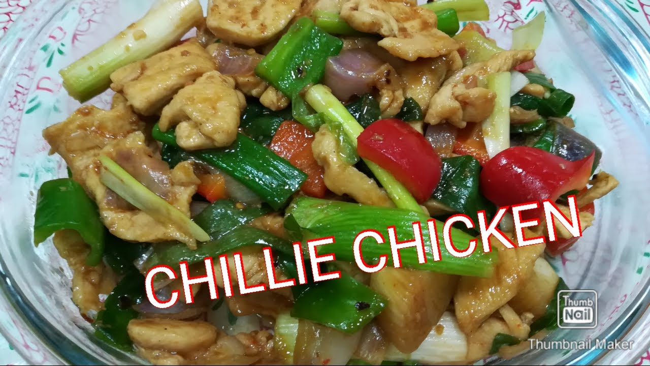 CHICKEN RECIPES//HOW TO COOK CHILLIE CHICKEN - YouTube