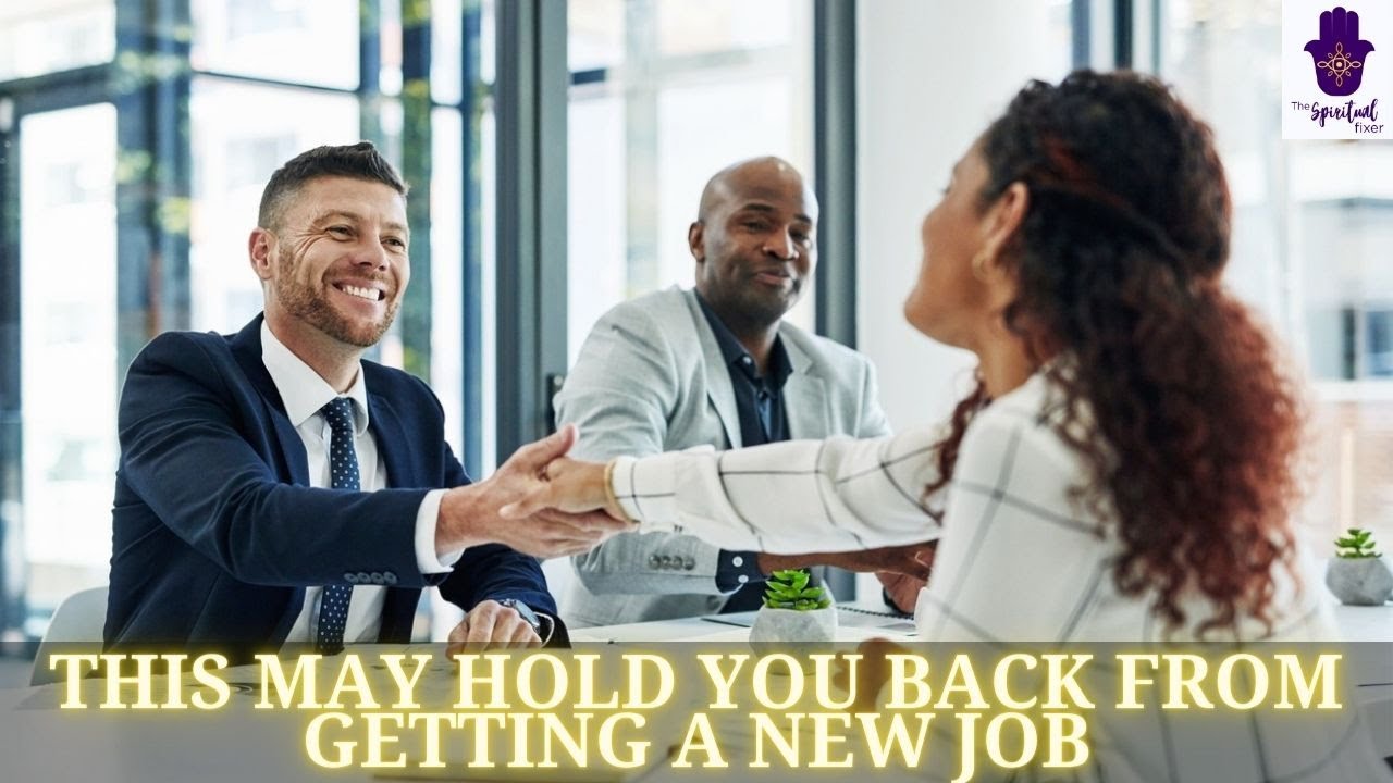 What might be holding you back from getting a New Job? - YouTube