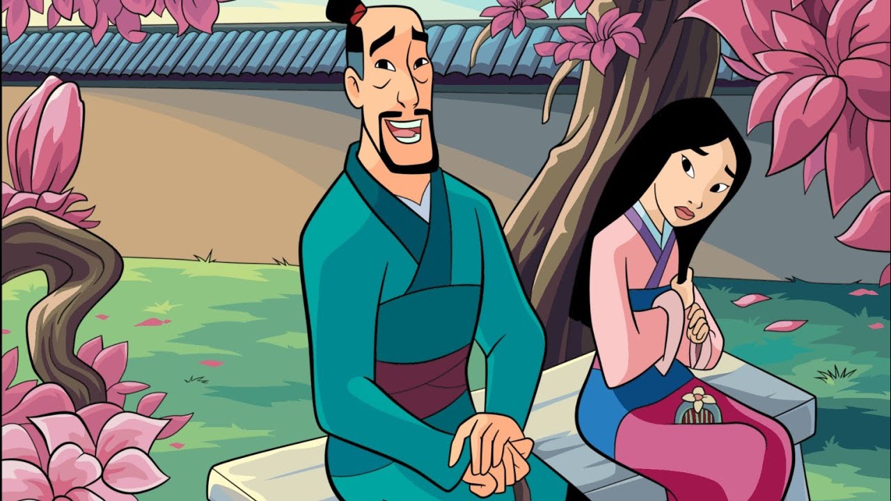 Happy Colour - Colour by Number. Princess Mulan Sad After Meeting ...