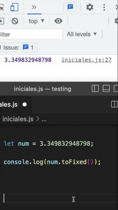 Método para formatear números en javaScript. (toFixed()). - YouTube