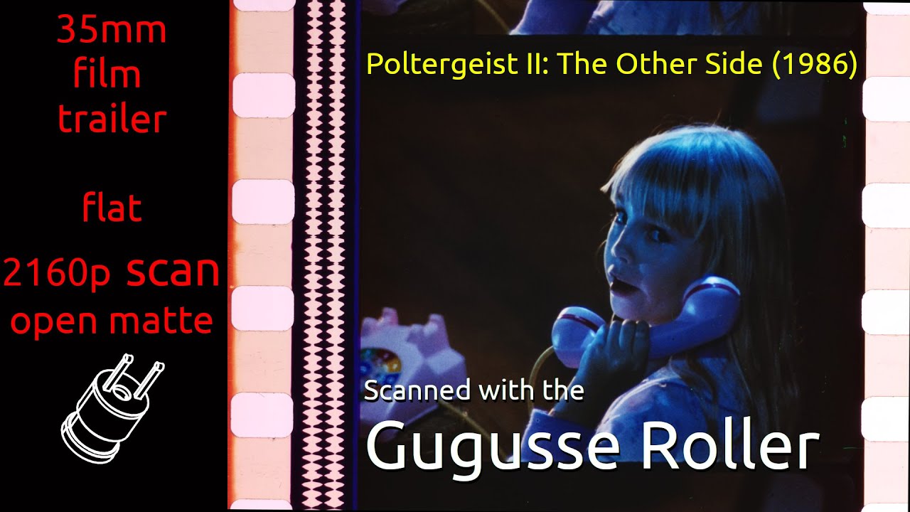 Poltergeist II: The Other Side (1986) 35mm film trailer teaser, flat ...