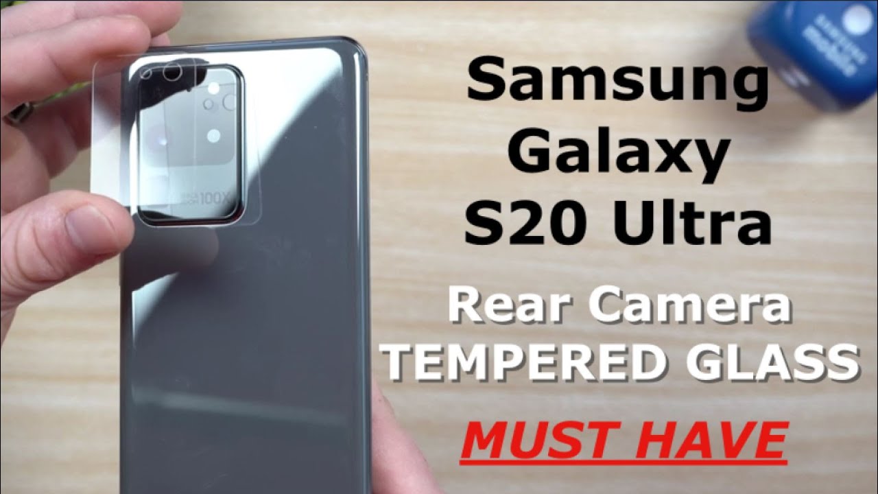 Galaxy S20 Ultra - Rear Camera TEMPERED GLASS Review - YouTube