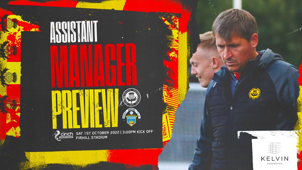 Greenock Morton Preview: Neil Scally - 1st October 2022 - YouTube